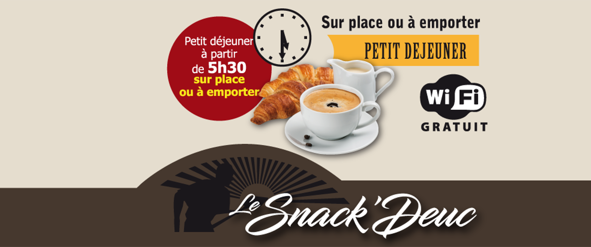 Le Snack'Deuc - Boulangerie, Pâtisserie, Sandwicherie